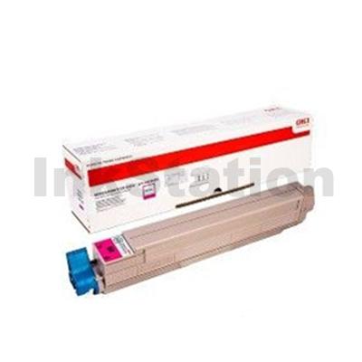 OKI Genuine C910 Magenta Toner Cartridge - 15,000 pages (44036038 ...