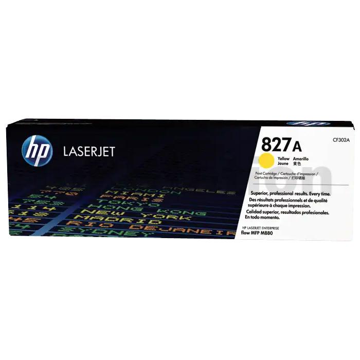 HP CF302A (827A) Genuine Yellow Toner Cartridge - 32,000 Pages - Toner ...