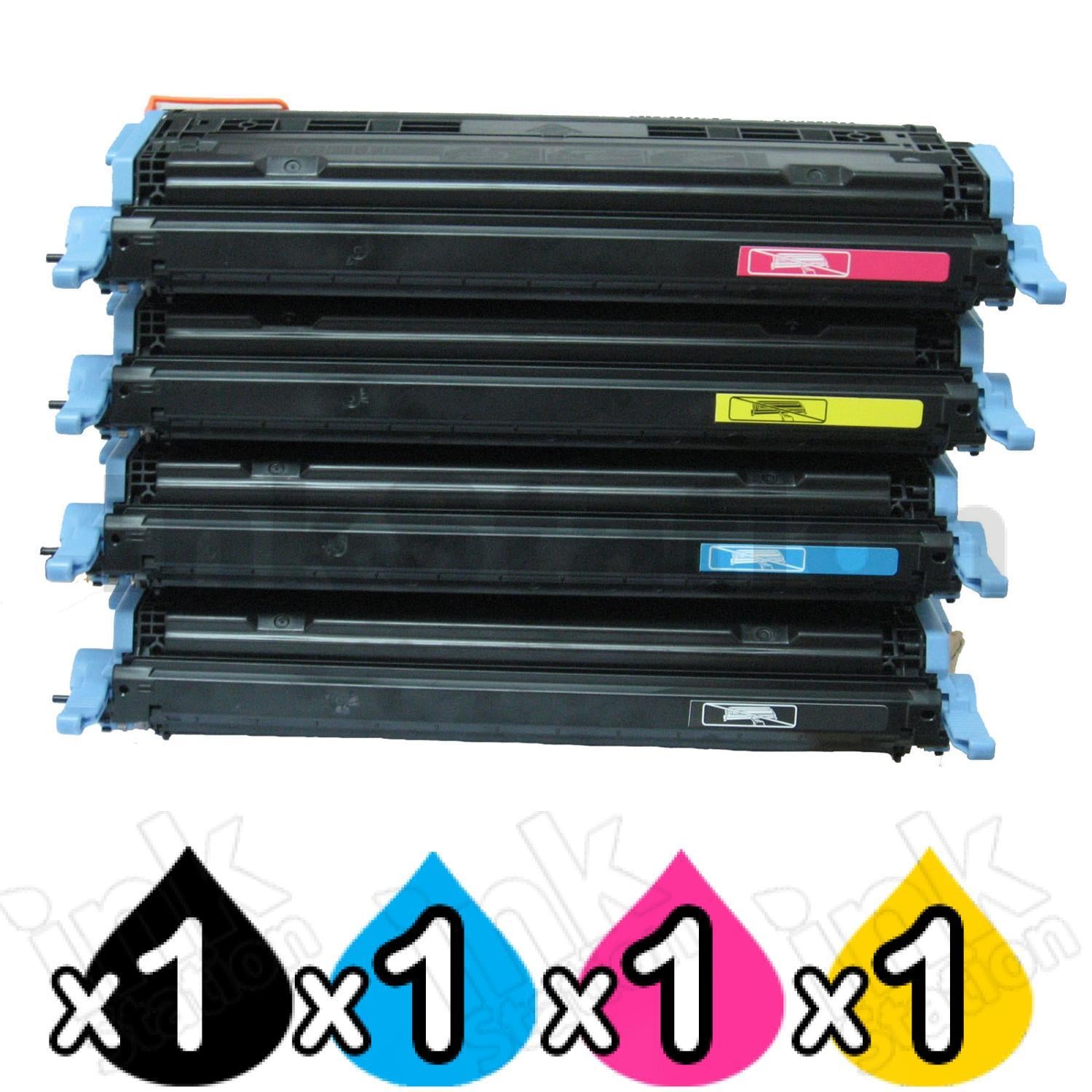 Canon 4-Pack Compatible Toner Cartridge for LBP-5000 LBP-5100 [1BK,1C ...