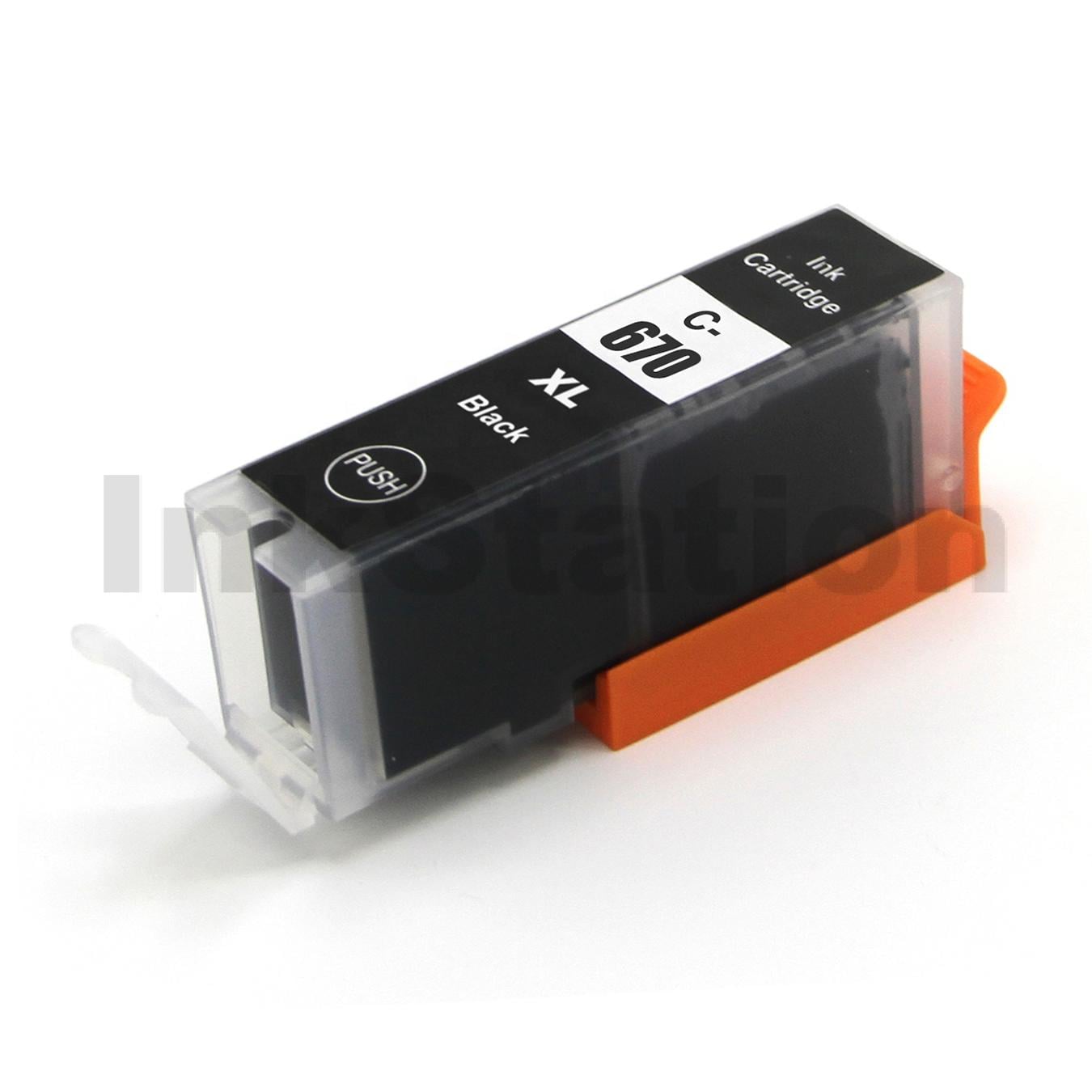 Canon Compatible PGI-670XLBK Black High Yield Inkjet - Ink Cartridges ...