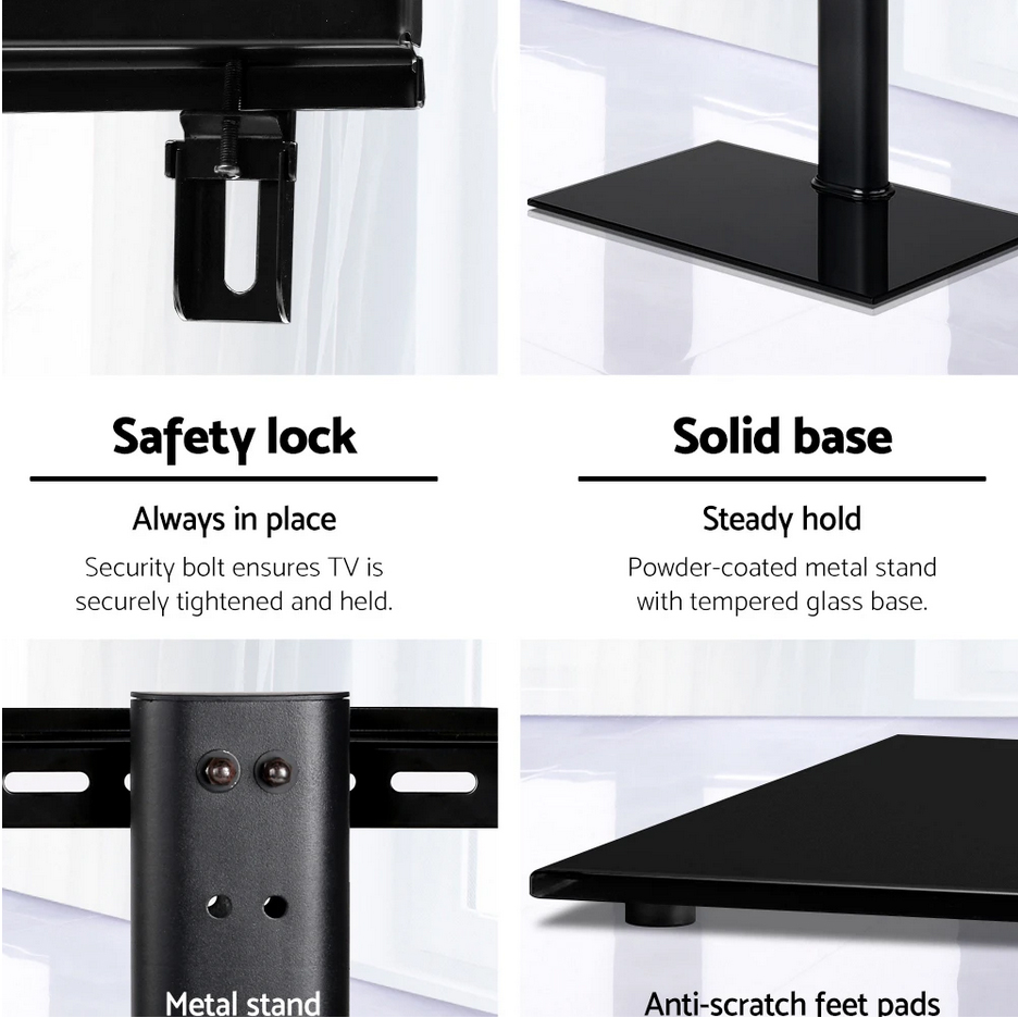 Table Top TV Stand 35 Degree Swivel VESA Mount for 32 to 50 Inch TV ...