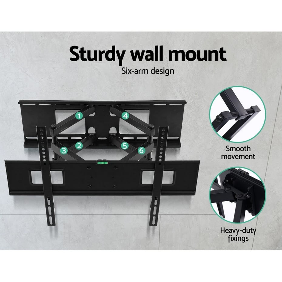 Extendable TV Wall Mount Bracket with Tilt Swivel Full Motion for LED ...