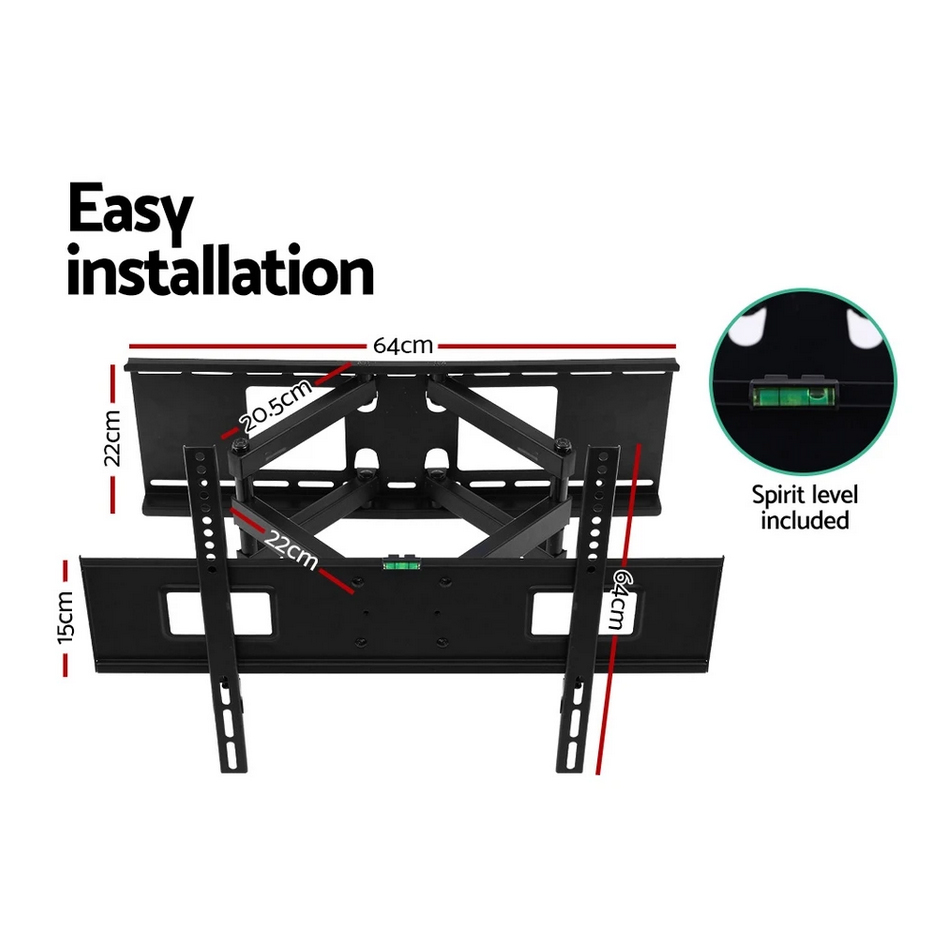 Extendable TV Wall Mount Bracket with Tilt Swivel Full Motion for LED ...