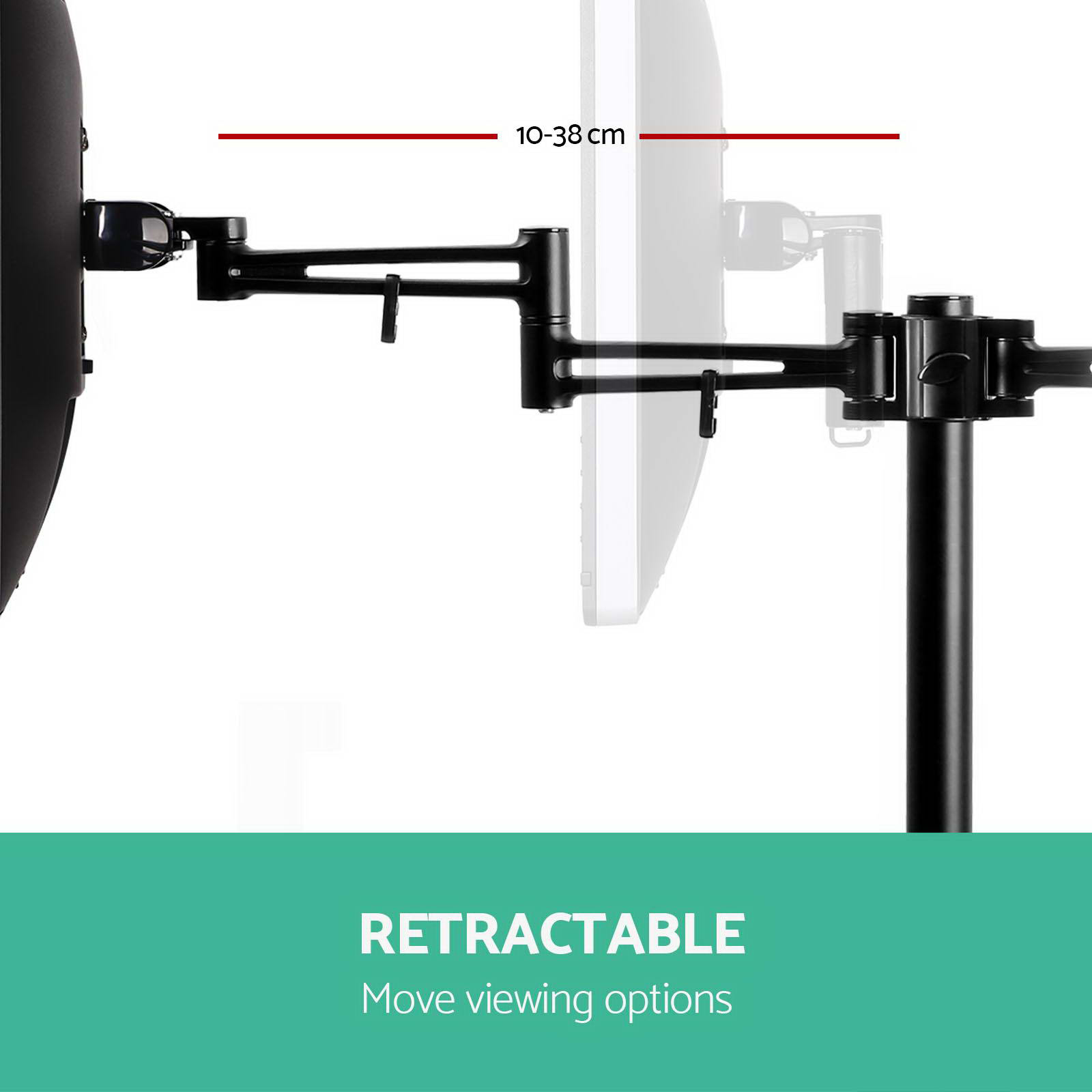 Dual Screen Monitor Desk Mount Bracket for 10-30 Inch Monitor Screens ...