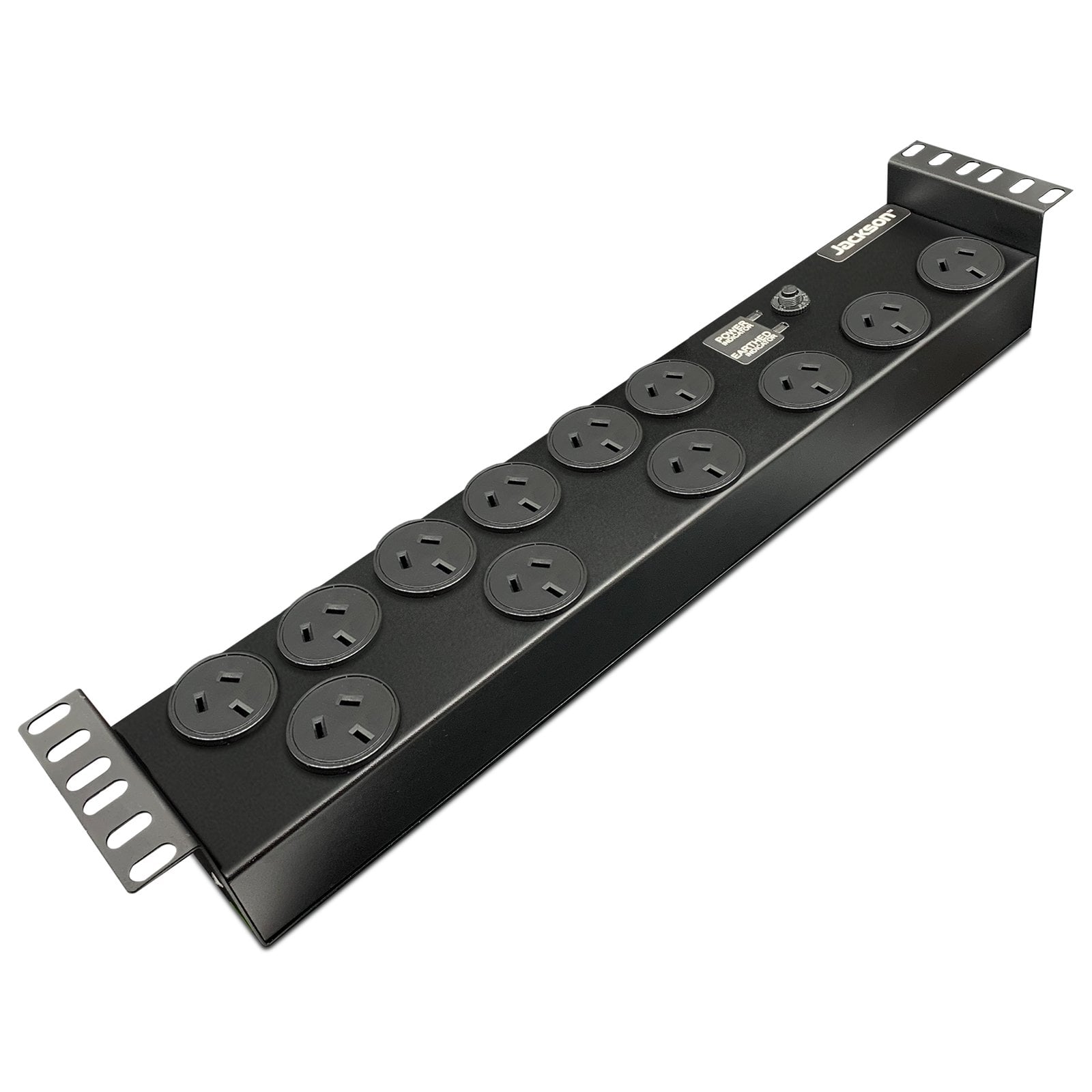 Jackson 2RU 12 Outlet 19 inch Rack Mounted Surge Protected Powerboard ...
