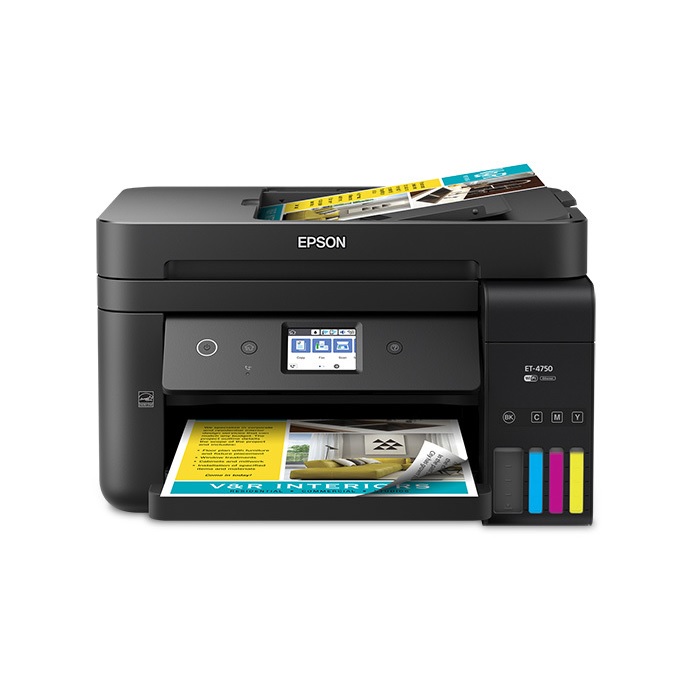 Epson EcoTank ET-4750 Wireless Multifunction A4 Inkjet Printer - InkStation