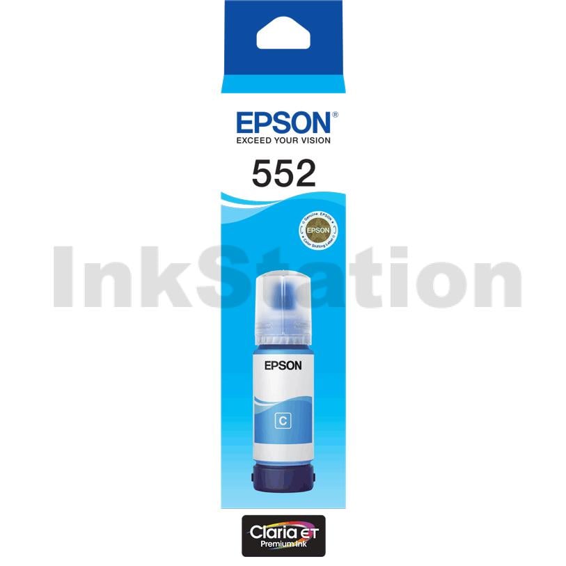 Epson 6-Pack Compatible T552 EcoTank Ink Bottle Combo [1BK,1PBK,1C,1M ...