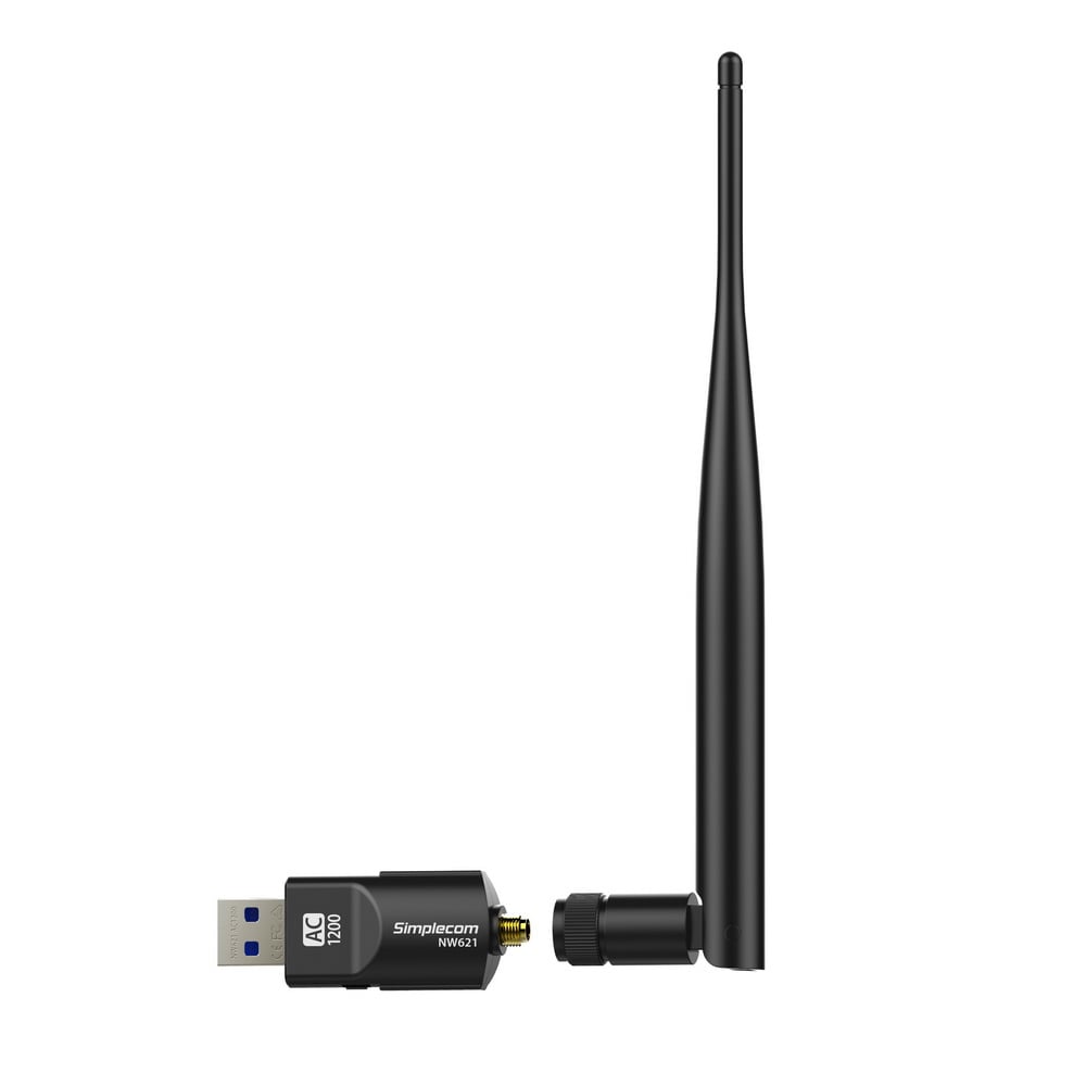 AC1200 WiFi Dual Band USB Adapter with 5dBi High Gain Antenna NW621 ...