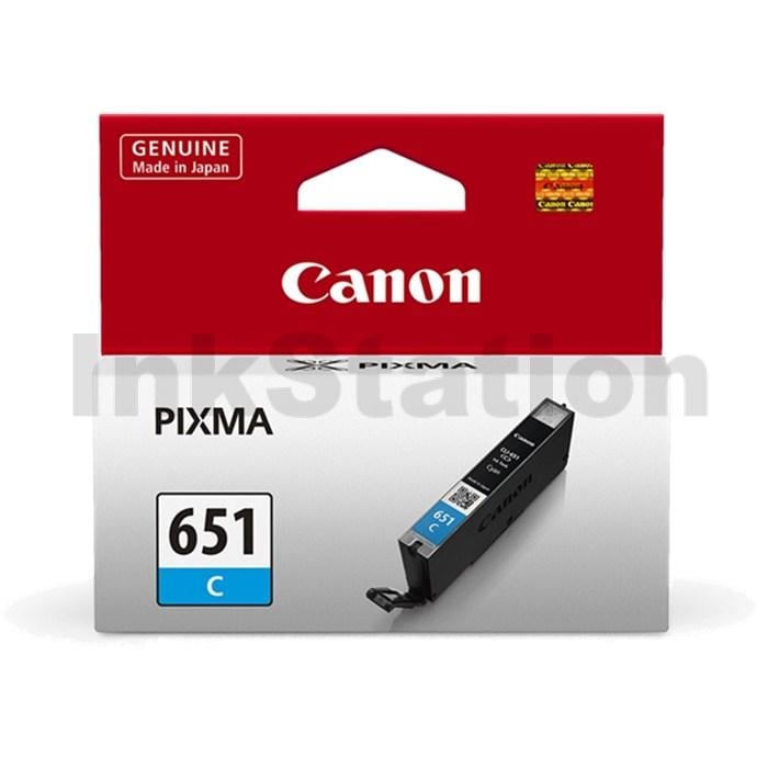 Canon CLI-651C Genuine Cyan Inkjet Cartridge - Ink Cartridges - InkStation