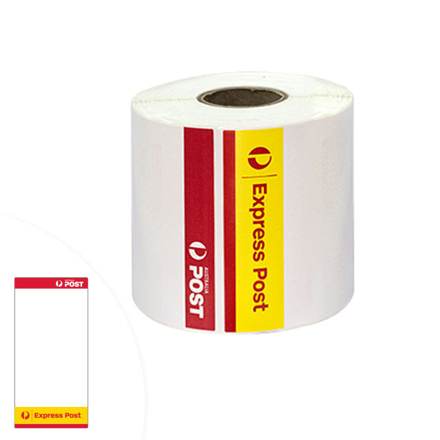 Express Post Direct Thermal Labels 100mm x 206mm - 300 Labels per Roll ...