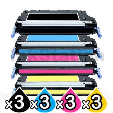 Canon 3 sets of 4 Pack Compatible MF8450C (CART-317B,C,M,Y) Toner ...