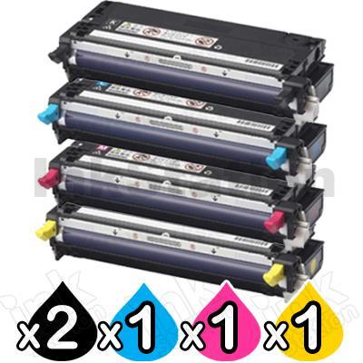 Fuji Xerox 5 Pack DocuPrint C2100 / C3210DX Compatible Toner Cartridges ...