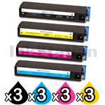Fuji Xerox 3 sets of 4-Pack Compatible Cartridge for Phaser 7300 High ...