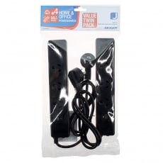 Jackson 1RU 6 Outlet 19 inch Rack Mounted Surge Protected Powerboard ...