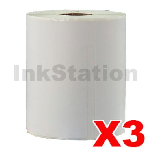 Brother 3 Rolls RD-S02C1 Compatible Black Text on White Die Cut Label ...