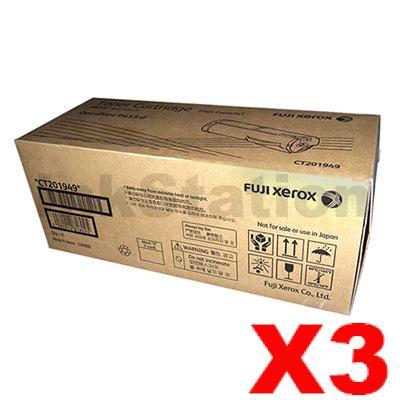 Fuji Xerox 3 x DocuPrint P455d M455DF Genuine Toner Cartridge - 25,000 ...