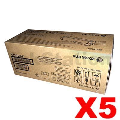Fuji Xerox 5 x DocuPrint P455d M455DF Genuine Toner Cartridge - 25,000 ...