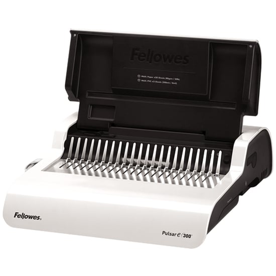 Fellowes Pulsar-E 300 Binding Machine Plastic Comb Electric Punching 5621701 - InkStation