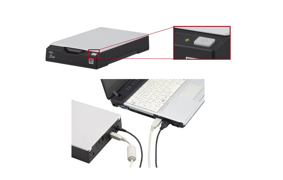 Fujitsu Ricoh fi-65F Passport Image Scanner A6 Flatbed - InkStation