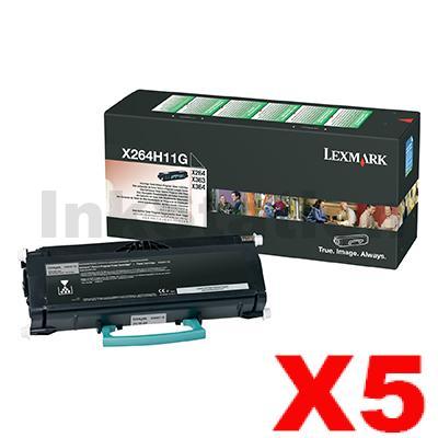 Lexmark 5 x (X264H11G) Genuine X264/X363/X364 Toner - 9,000 pages ...