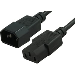 Power Extension Cable IEC-C13 Female to IEC-C14 Male - InkStation