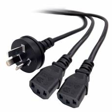 IEC-C5 to 3-Pin Australian Mains Power Plug Cable - 2m - InkStation