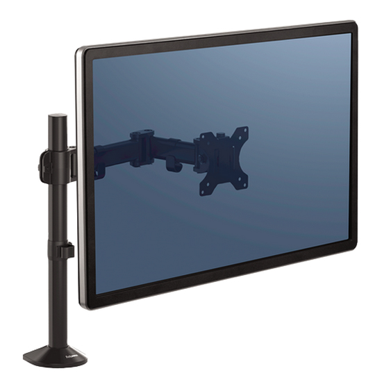 Monitor Desk Mount Bracket Full Motion Adjustable Single Arm for ...