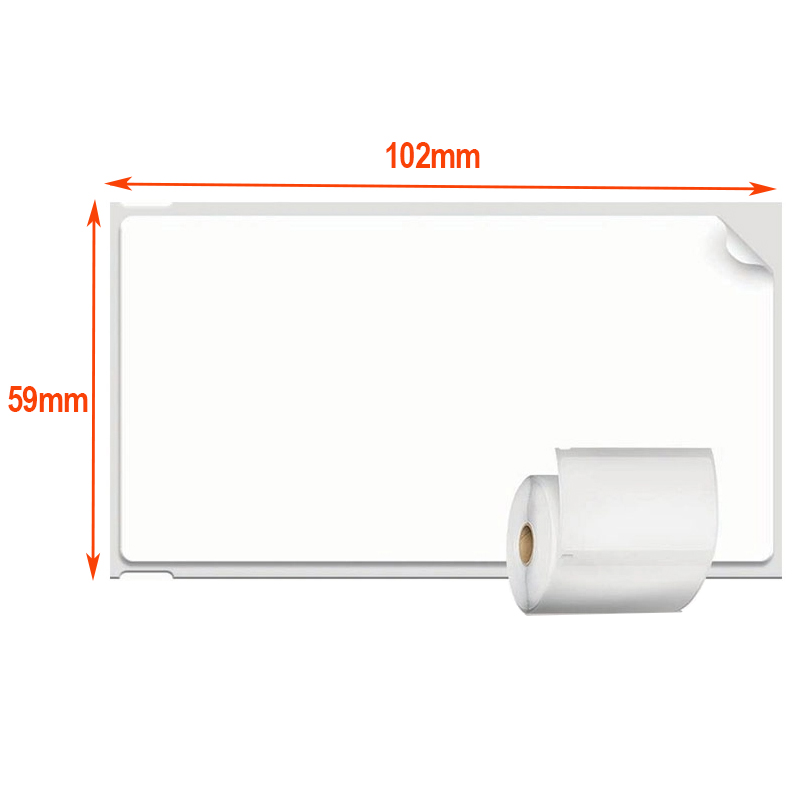 Dymo 3 x S0947420 Genuine White Label 2 Rolls 102mm (W) x 59mm (H ...