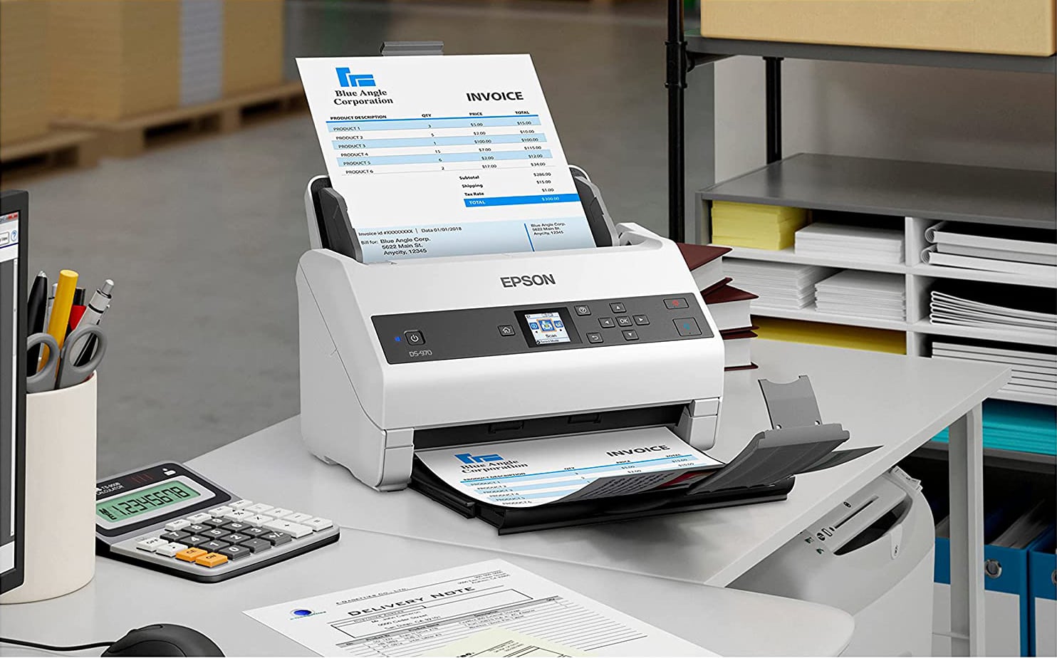 Epson WorkForce DS-970 A4 Document Scanner (B11B251501) - InkStation