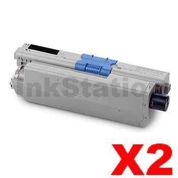 OKI 2 x Compatible C310DN / C330DN / MC361 / MC362DN / C331DN Black ...