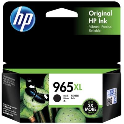 HP 965XL Genuine Black High Yield Inkjet Cartridge 3JA84AA - 2,000 ...