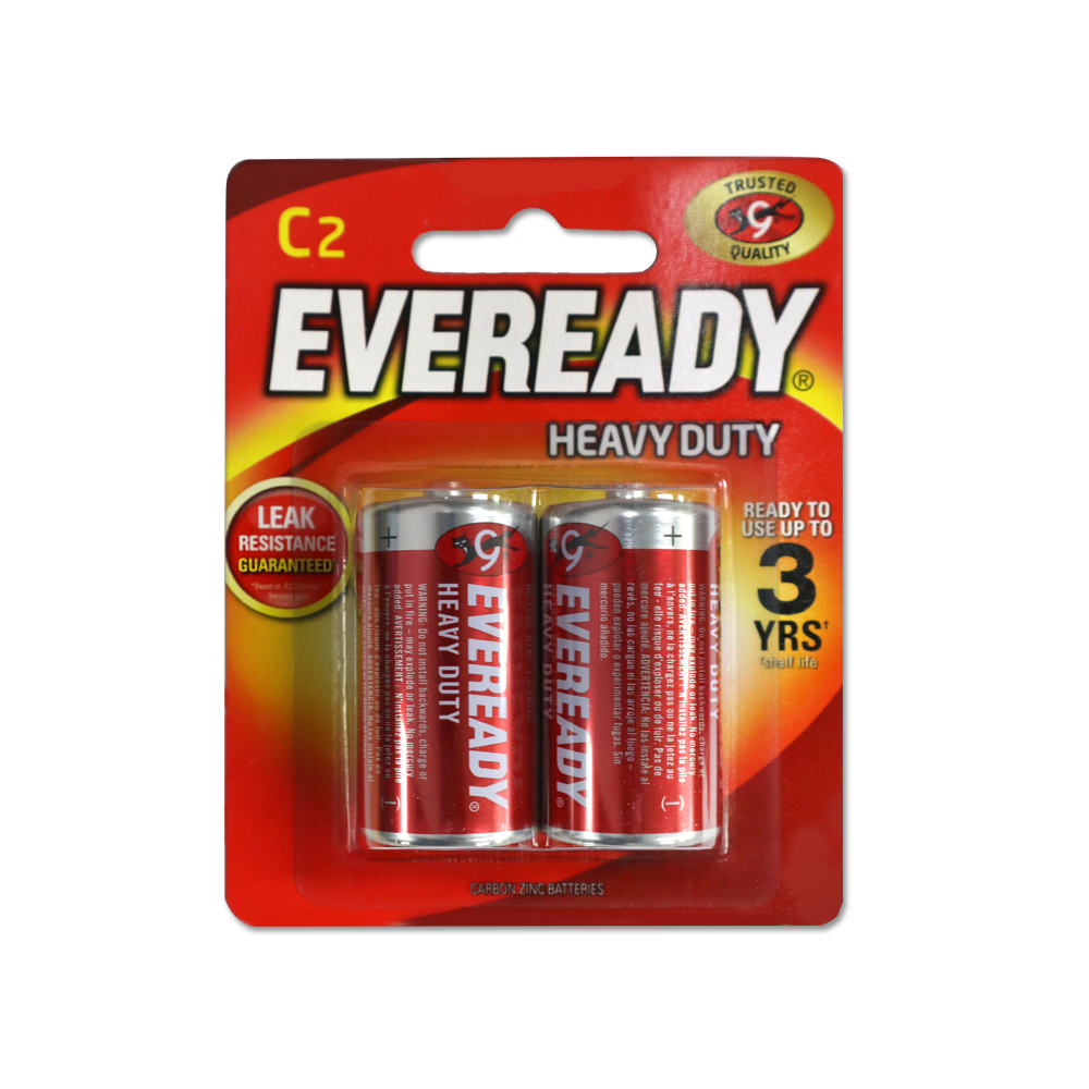 Eveready C Heavy Duty Battery (2 Pack) - Ink Station