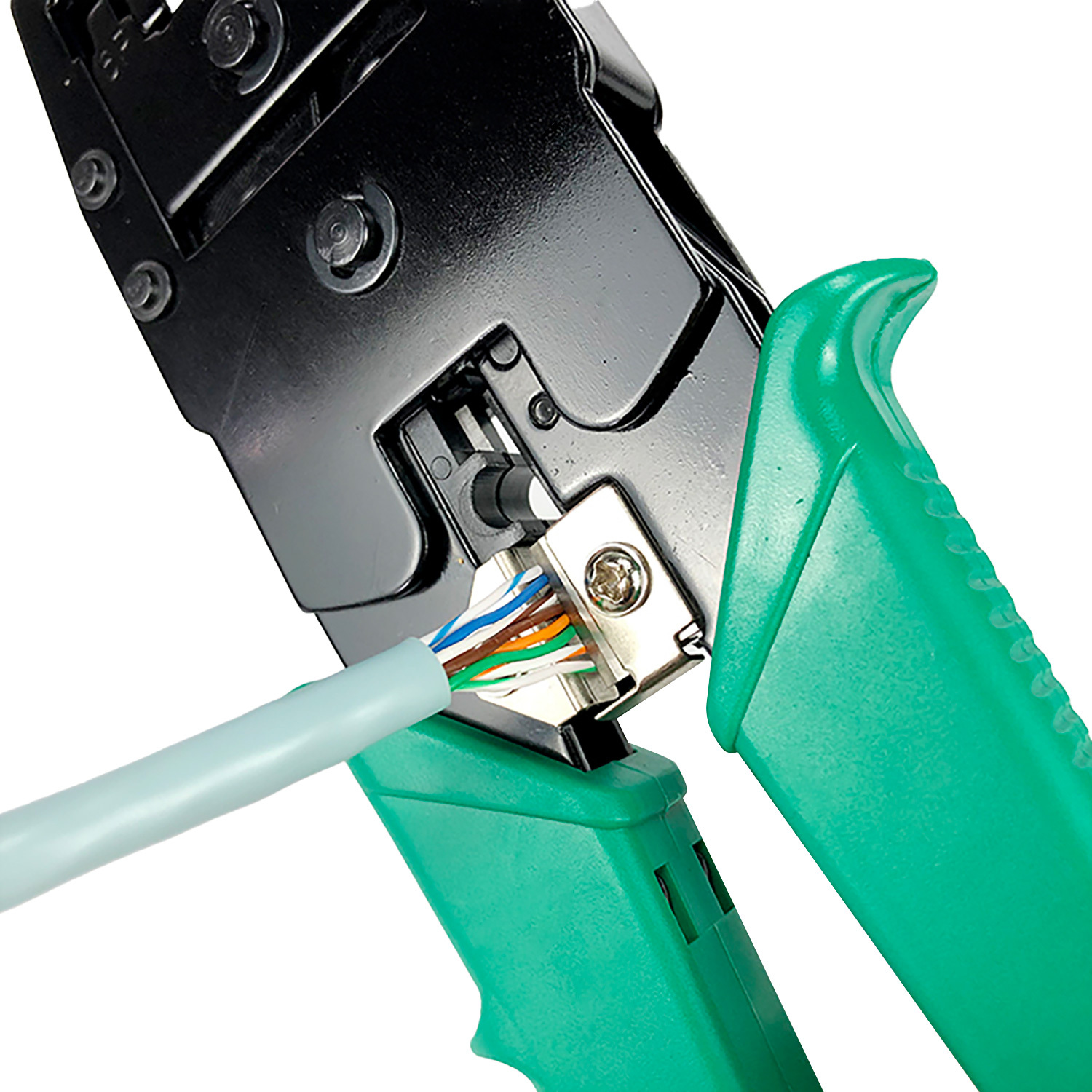 Network Cable Plier Modular Crimping Tool With Stripper - InkStation