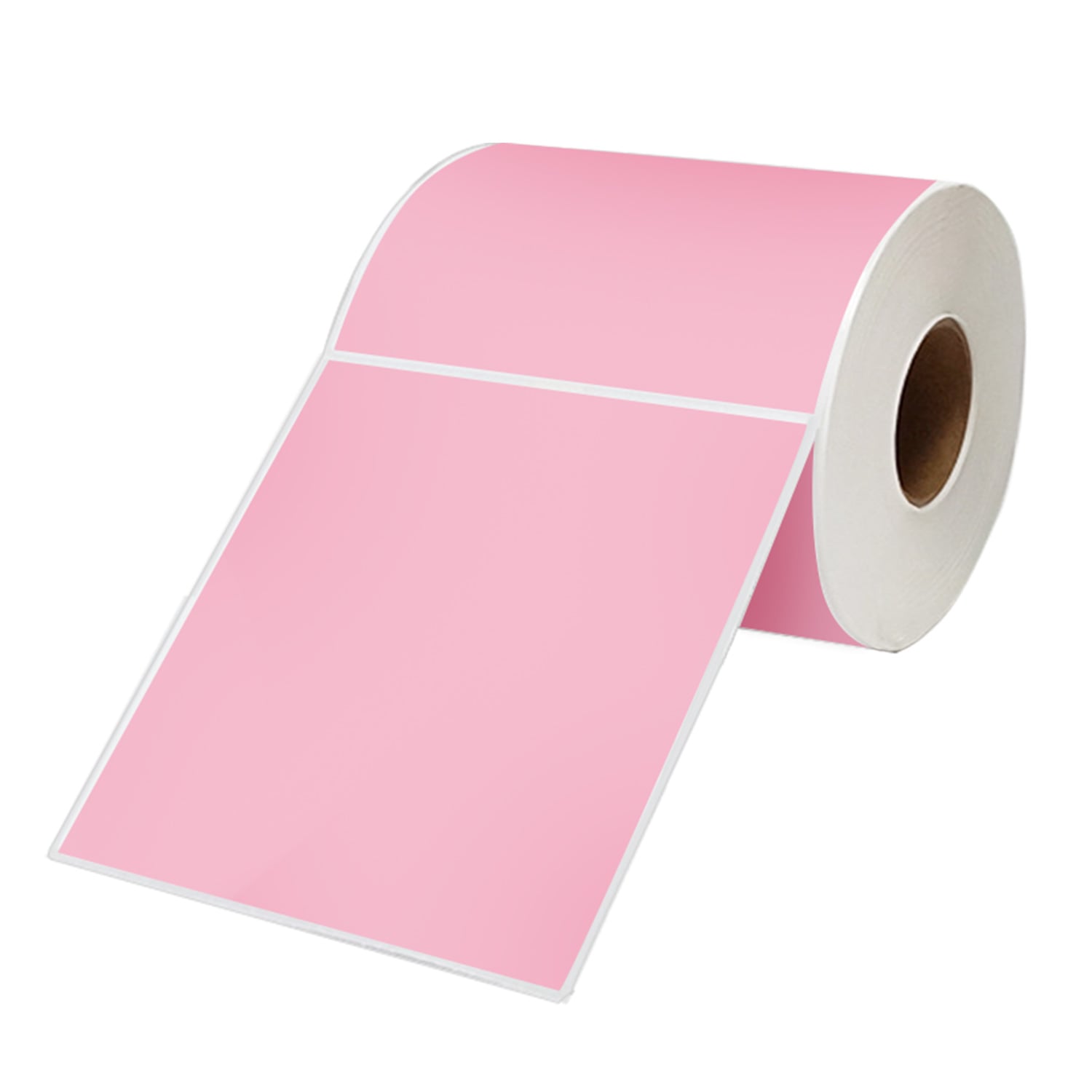 Perforated Direct Thermal Labels Pink 100mm X 150mm - 350 Labels per ...