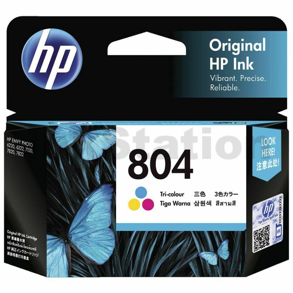 HP 804 Genuine Colour Inkjet Cartridge T6N09AA - 165 Pages - Ink ...