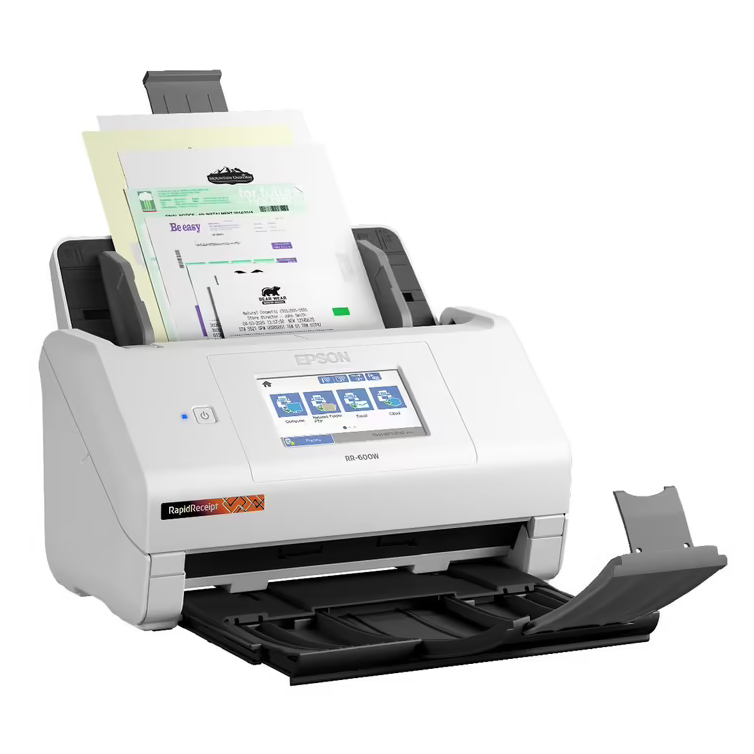 Epson RapidReceipt RR-600W Wireless A4 Desktop Scanner (B11B258505)