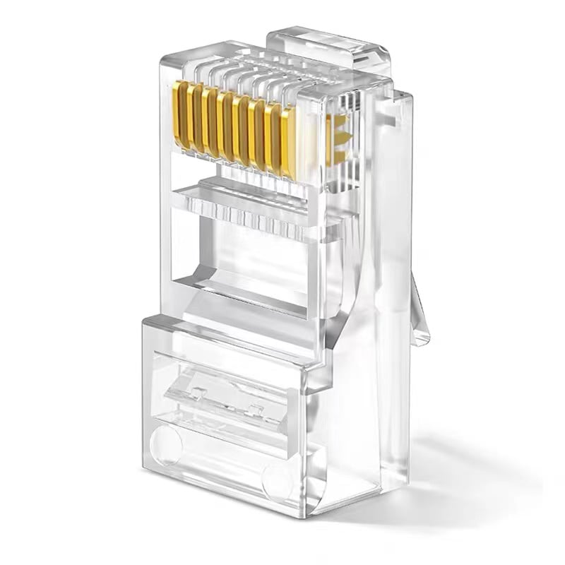 CAT6 RJ45 UTP 8C8P Connector Network Ethernet Lan Plug - Pack of 25pcs ...