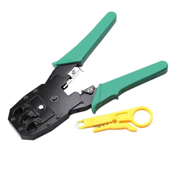 Network Cable Plier Modular Crimping Tool With Stripper - InkStation