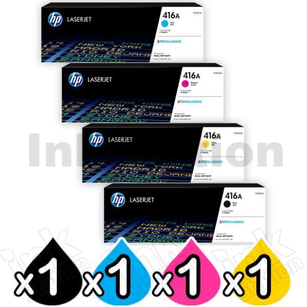 HP 4 Pack 416A W2040A-W2043A Genuine Toner Cartridges [1BK,1C,1M,1Y] - Toner Cartridges - Ink ...