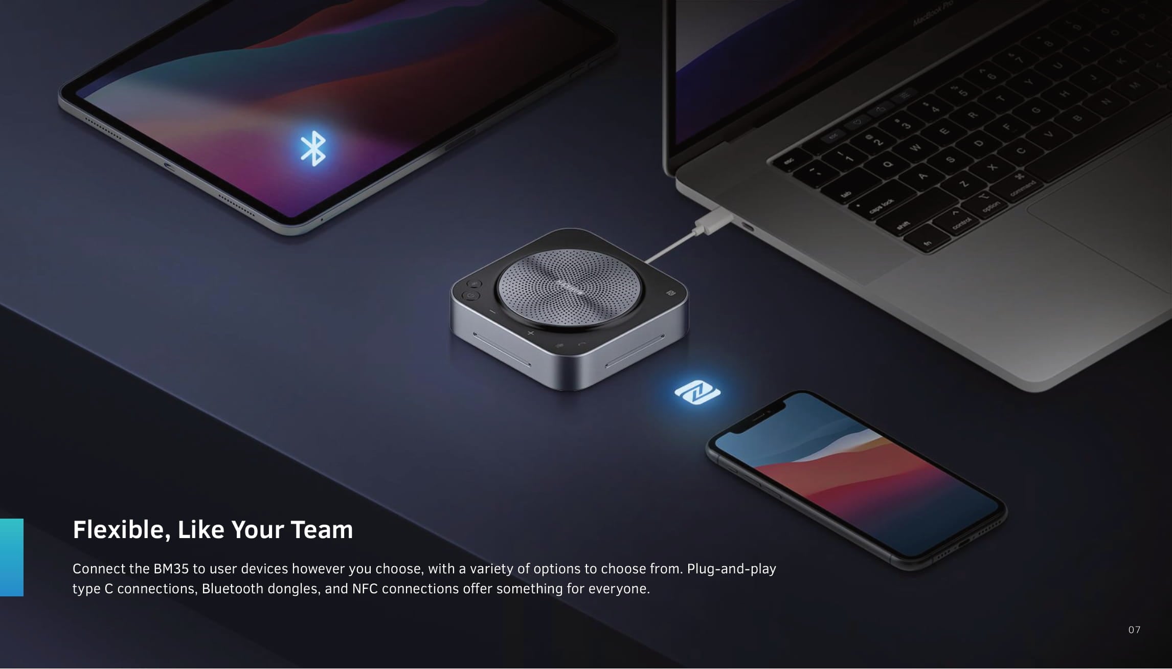 Maxhub Bluetooth *Zoom Certified* Teleconference Speakerphone BM35 - 6m ...