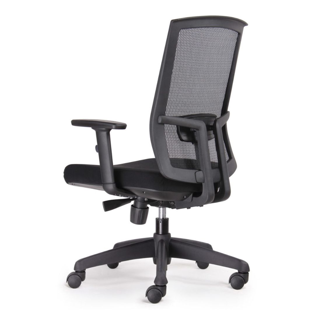 Rapidline Kal Task High Back Mesh Office Chair with Adjustable Arms ...