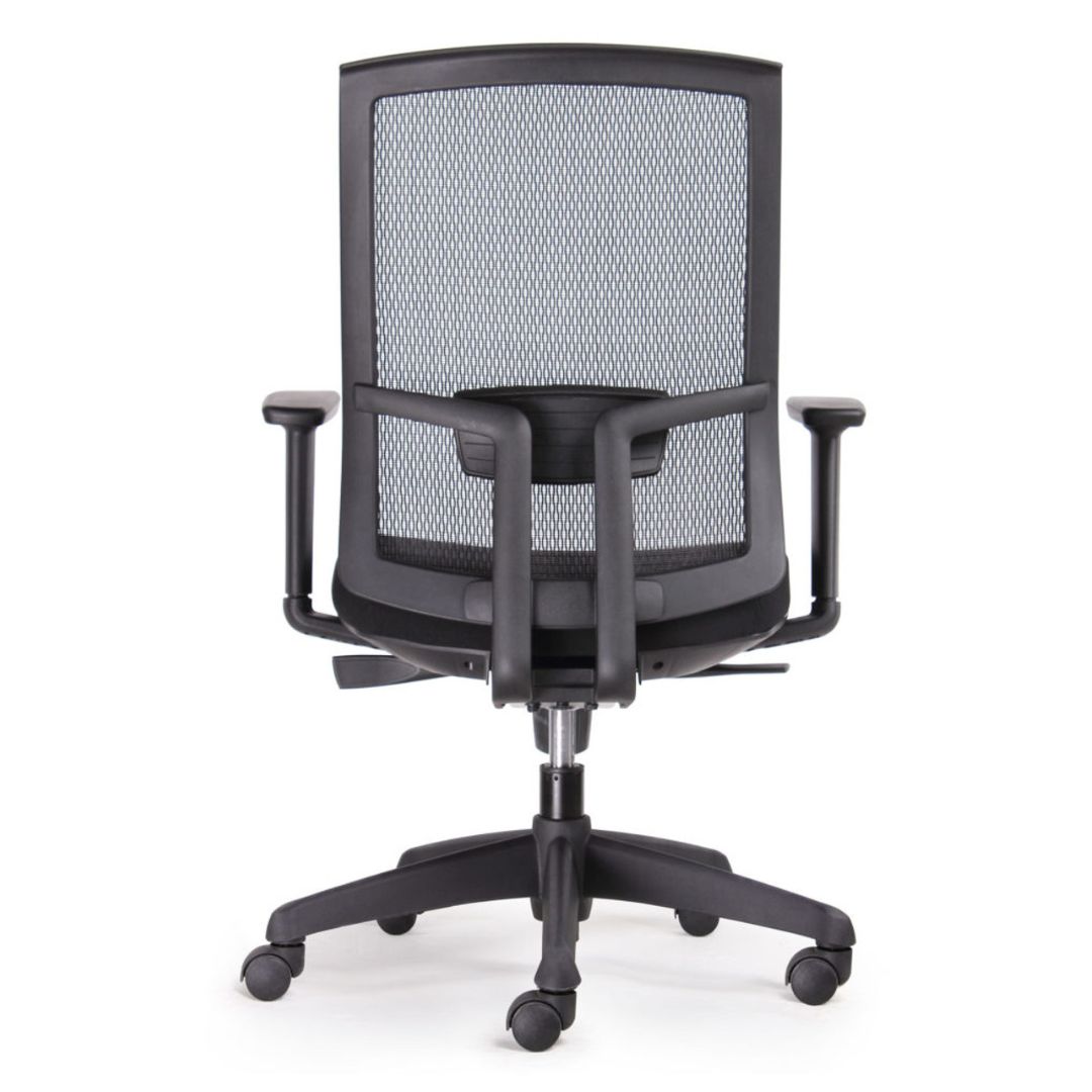 Rapidline Kal Task High Back Mesh Office Chair with Adjustable Arms ...