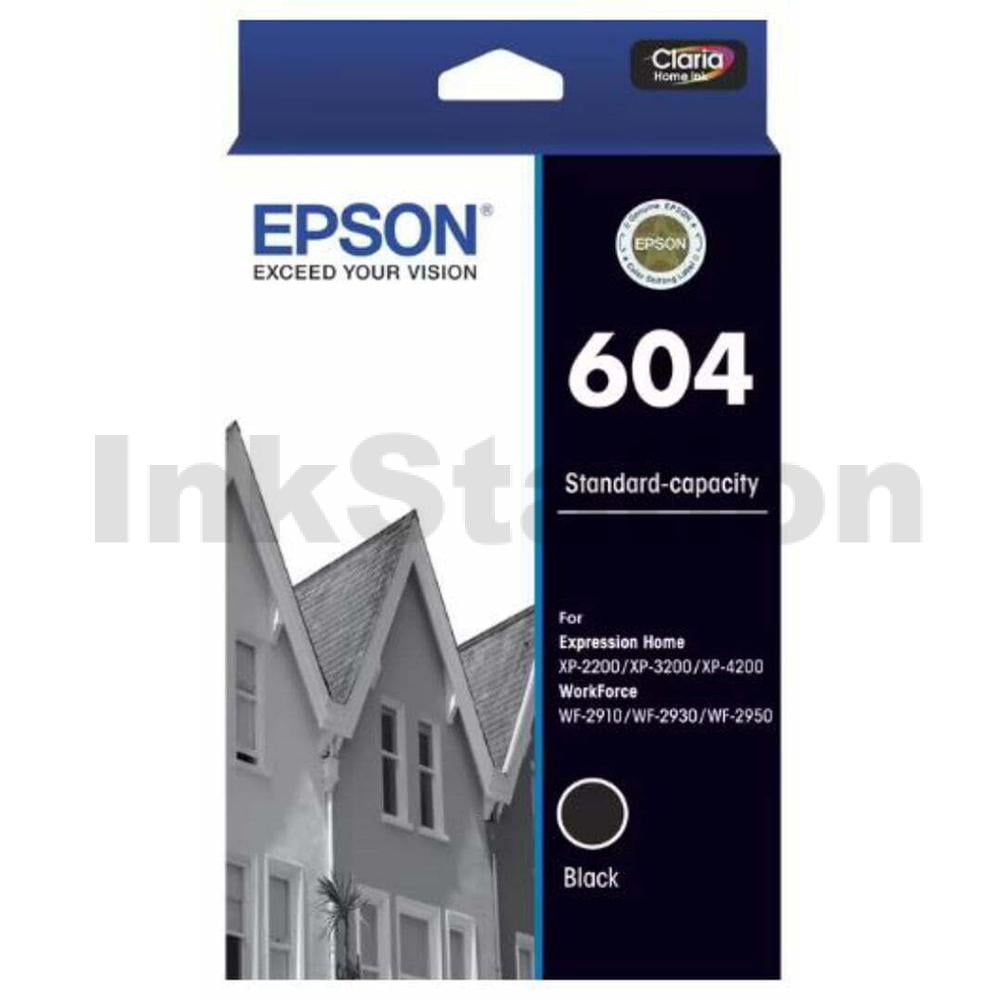 Epson 604 (C13T10G192) Genuine Black Inkjet Cartridge - 150 pages - Ink ...