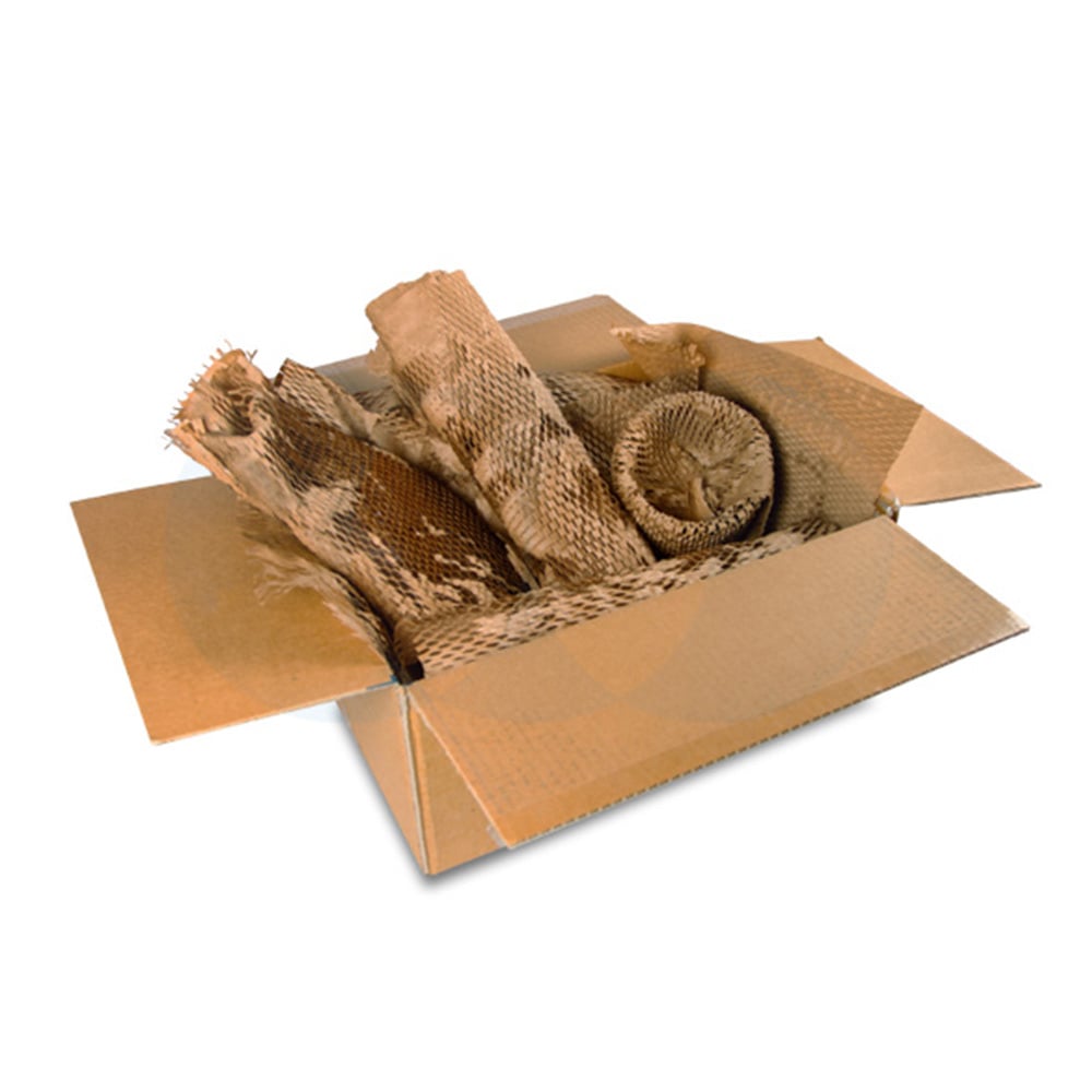 Polycell Honeycomb Craft Paper Hexcel Wrap 300mm x 90m - Brown - InkStation