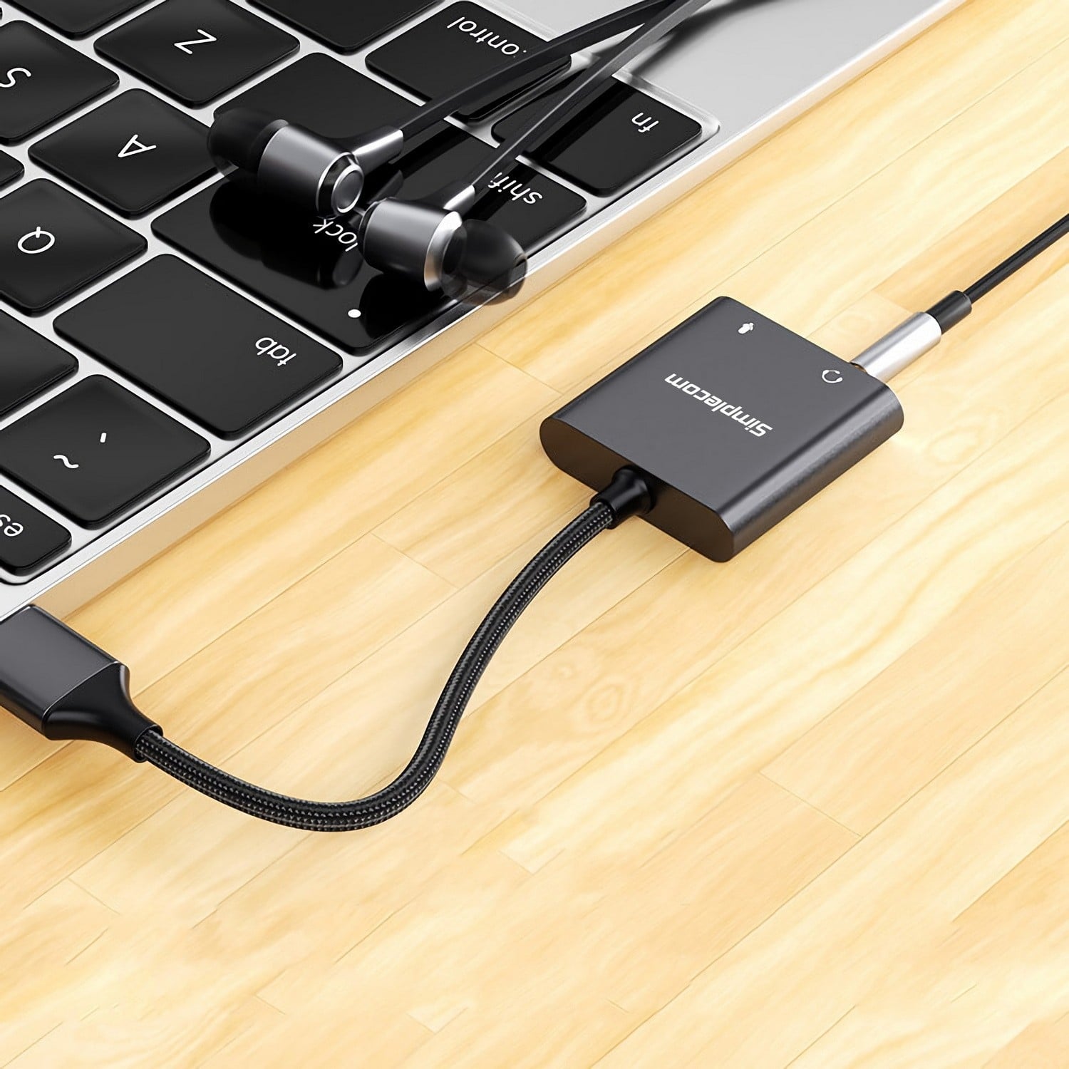 USB to 3.5mm Audio and Microphone Sound Card Adapter for TRS or TRRS ...