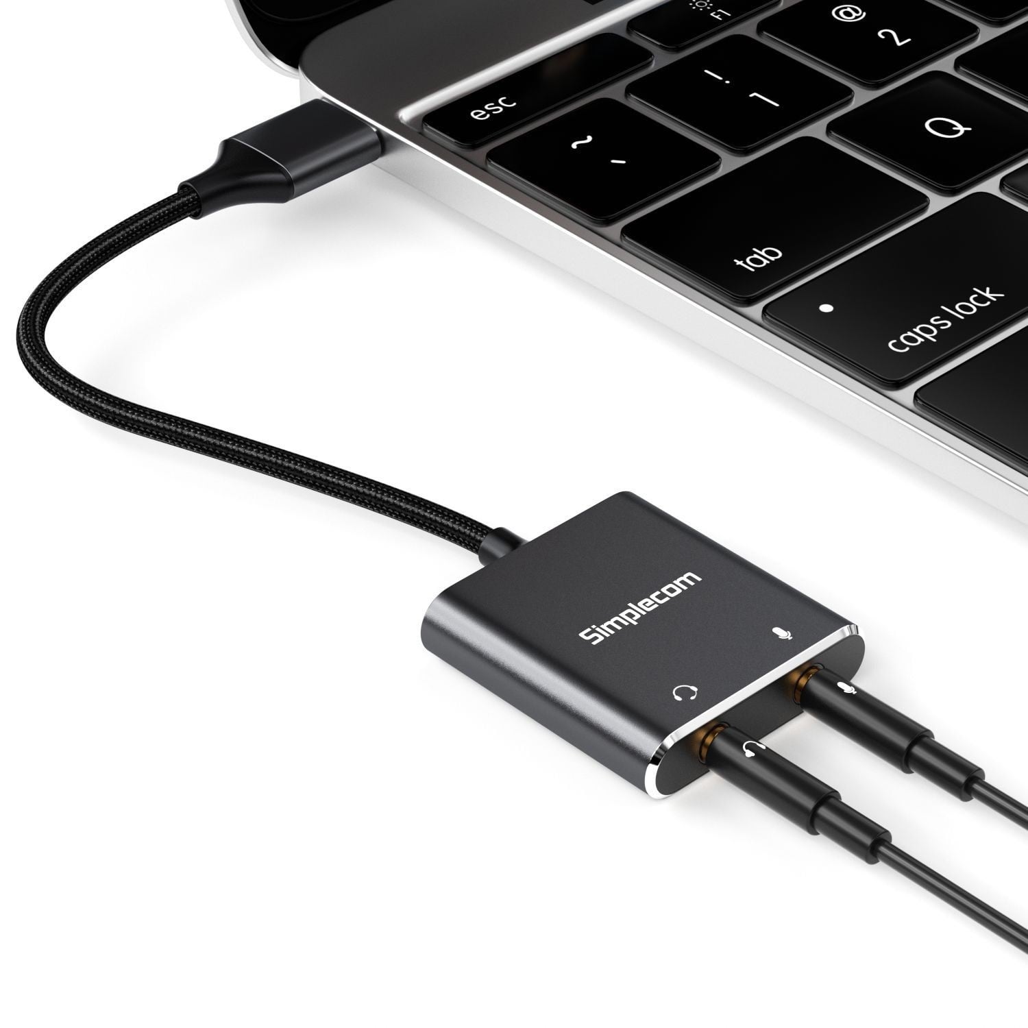 USB to 3.5mm Audio and Microphone Sound Card Adapter for TRS or TRRS ...