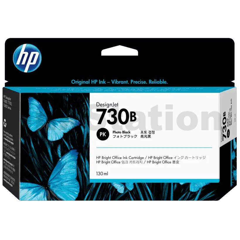 HP 730B Genuine Photo Black 130ML DesignJet Inkjet Cartridge 3ED43A ...