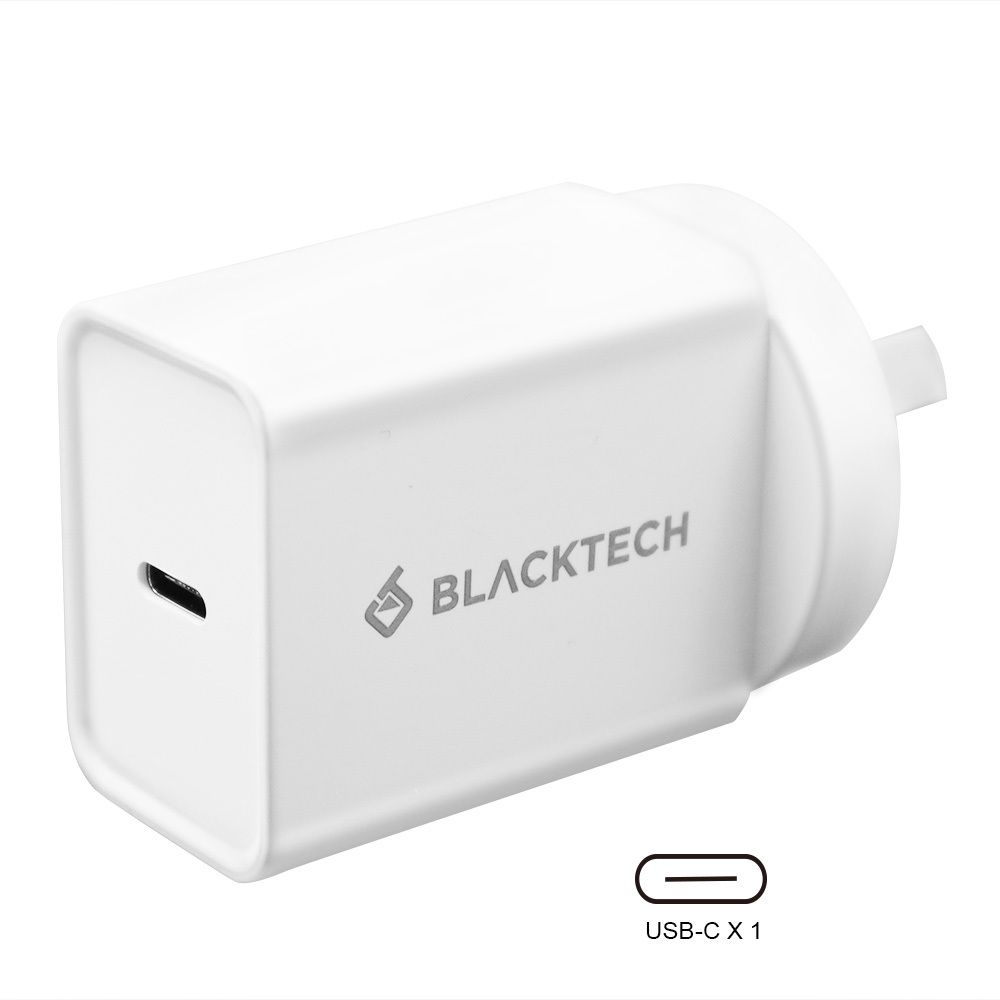 Klik 65W Dual Port USB-C & USB-A Wall Charger for Smartphones Tablets ...