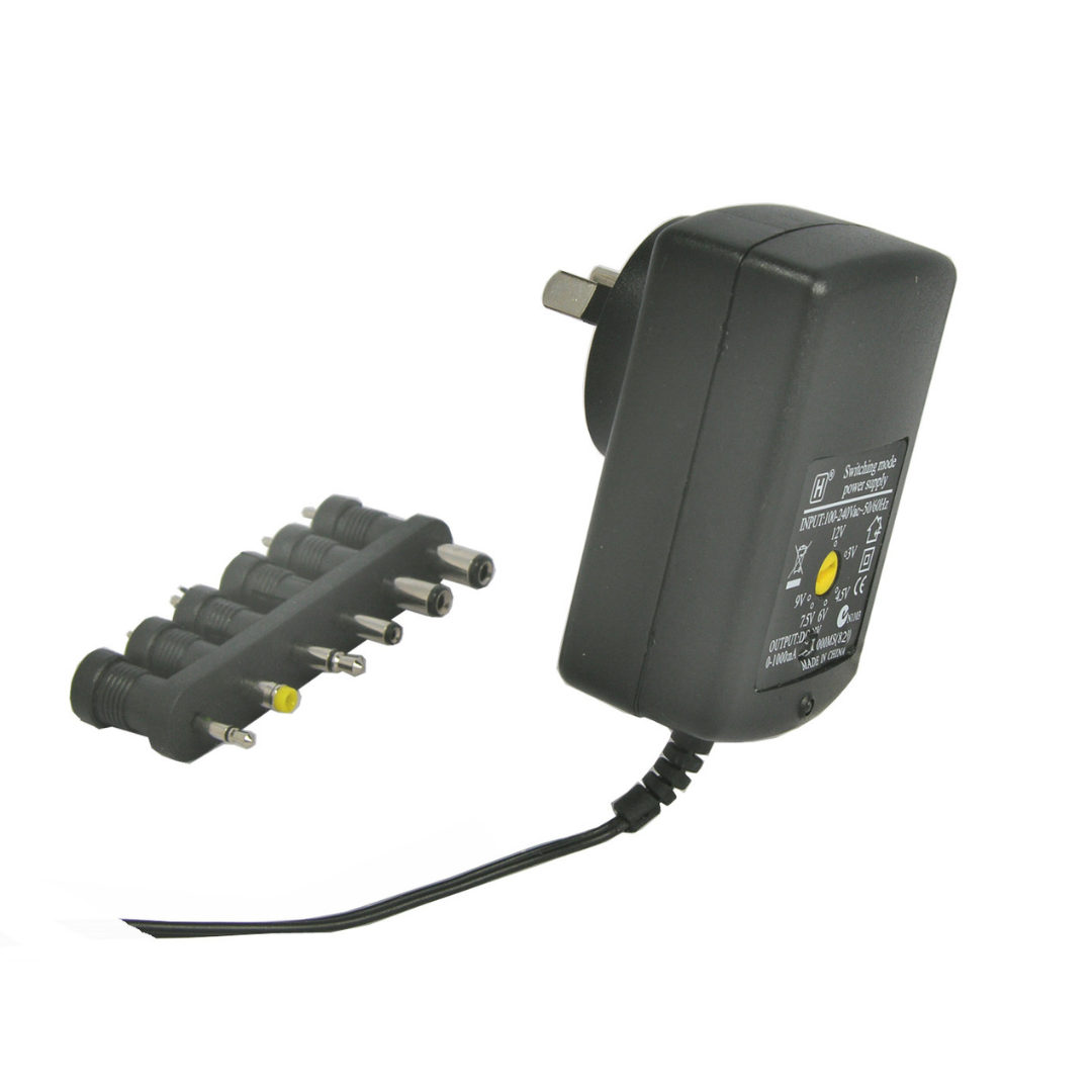 Sansai AC Power Adaptor Switchmode Universal Multi Voltage Compact ...