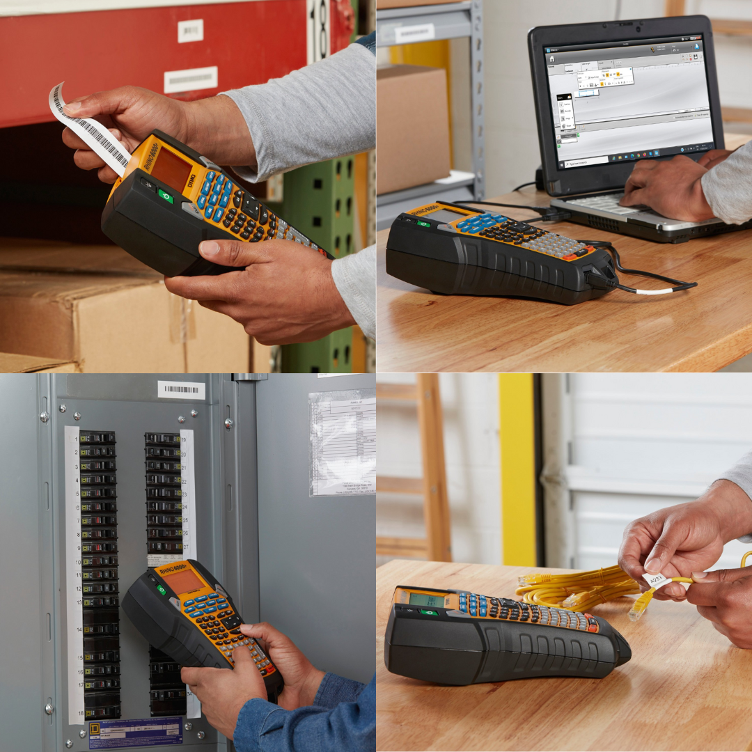 Dymo Rhino 6000 Industrial Label Maker Hard Case Kit - InkStation